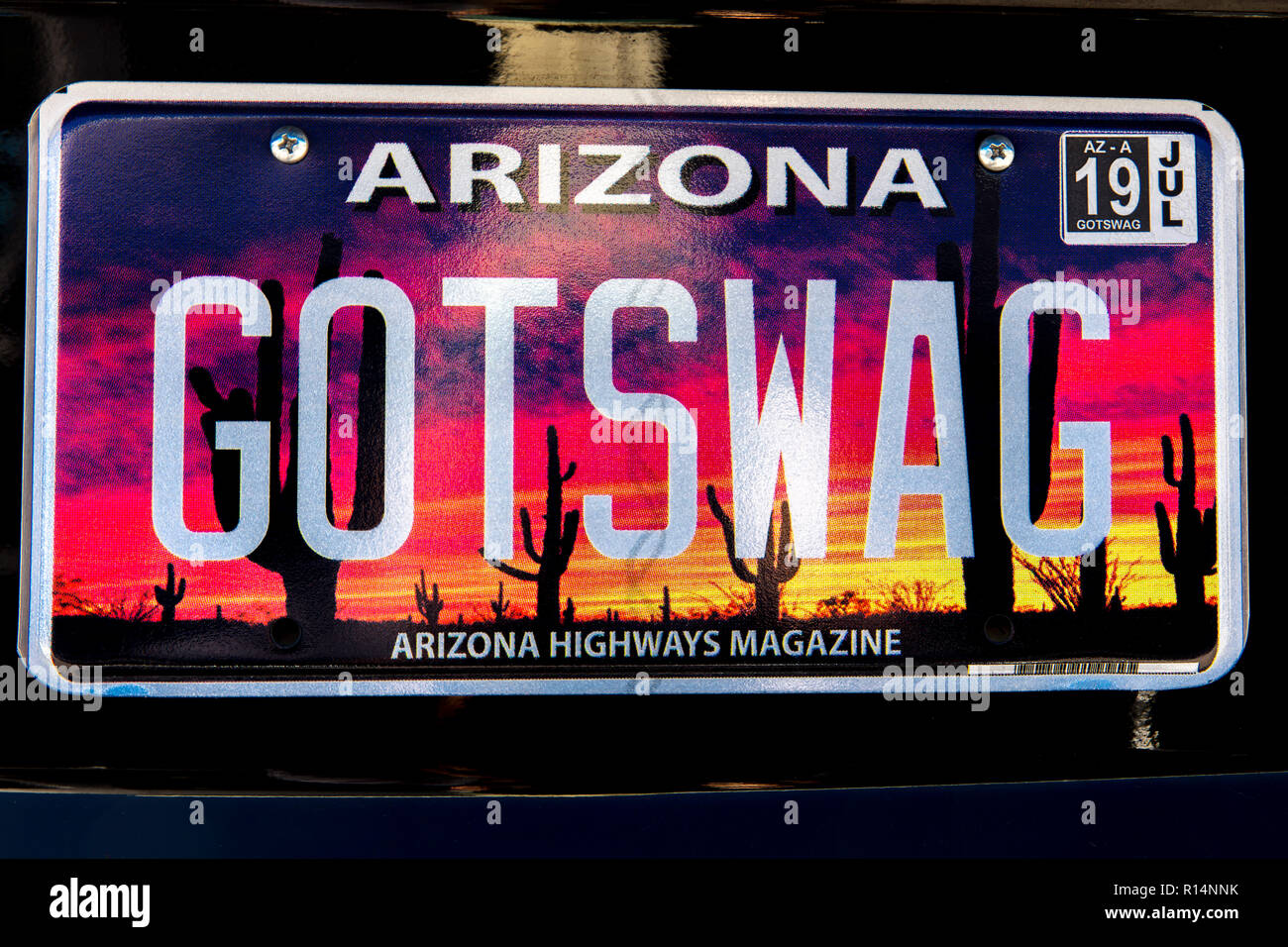 Arizona license plate hi-res stock photography and images - Alamy