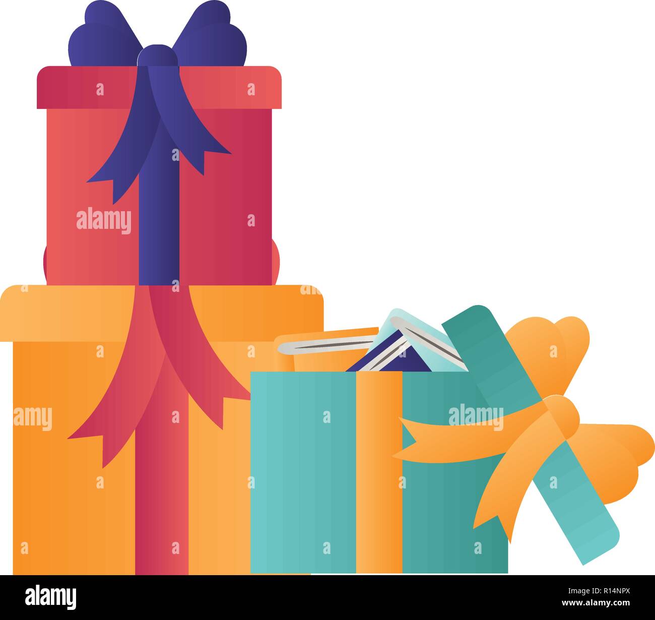 Books gifts Stock Vector Images - Alamy