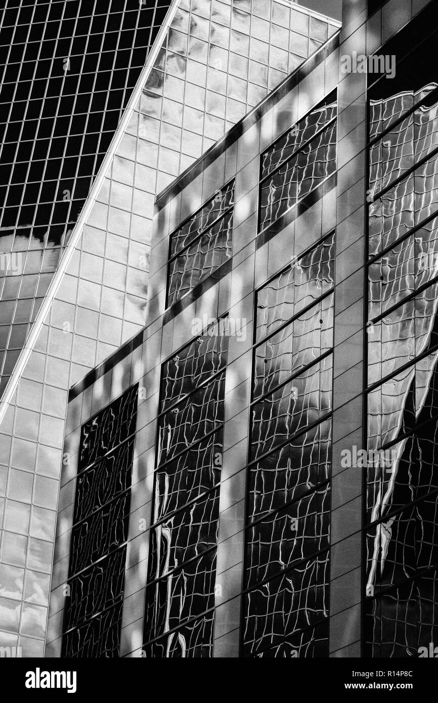 Architectural geometry view business Black and White Stock Photos ...