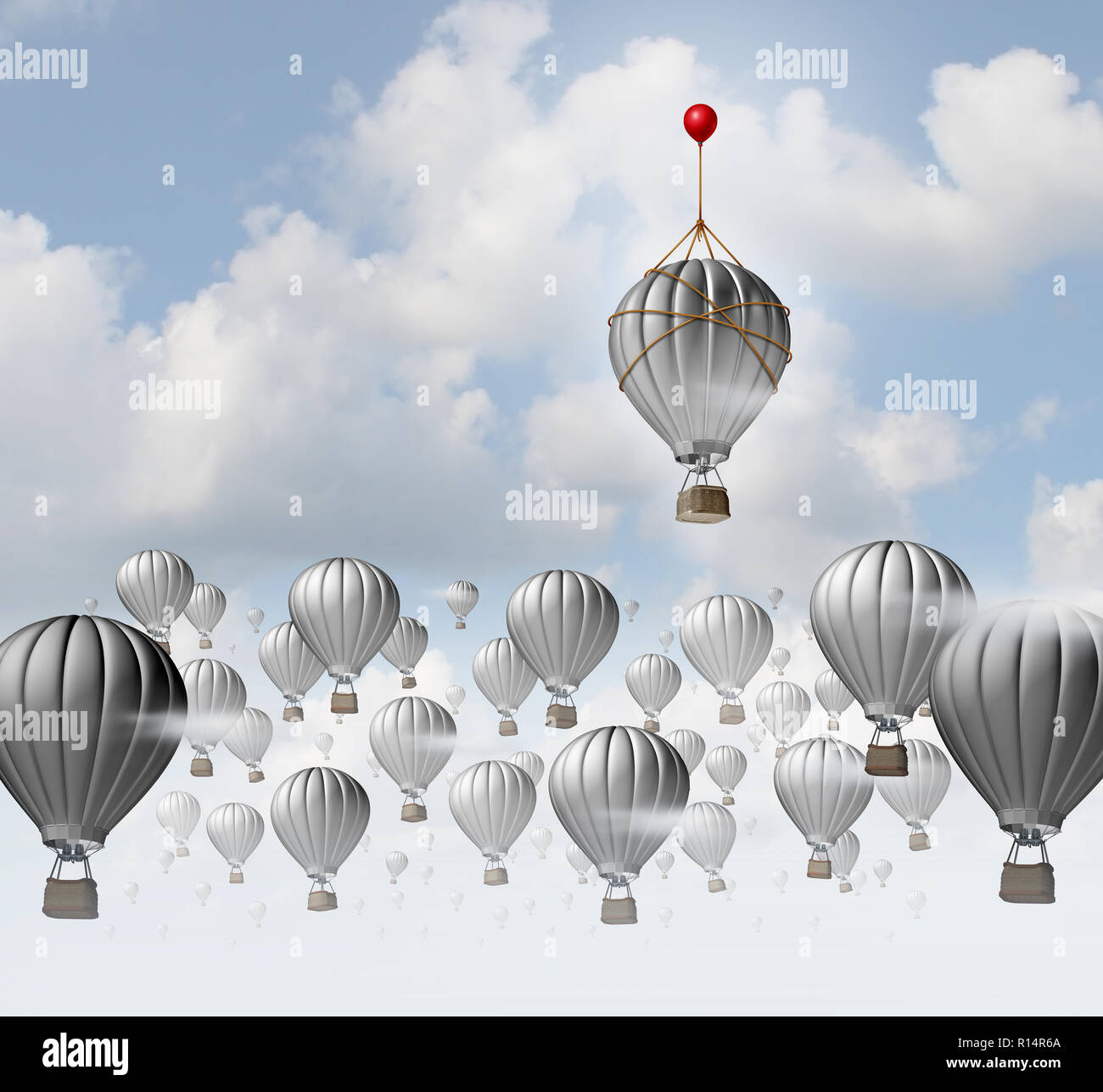 Creativity creative idea as a concept of thinking out of the box as a ...