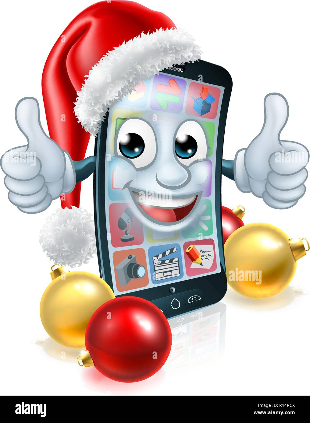 Christmas gold face Stock Vector Images - Alamy