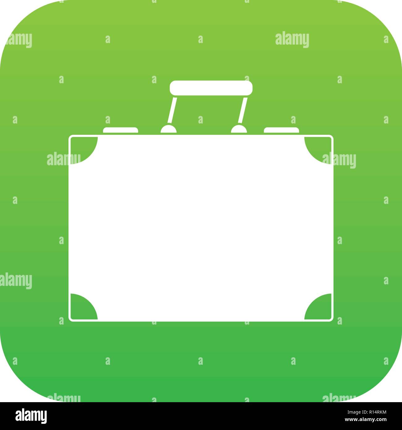 Travel bag icon digital green Stock Vector Image & Art - Alamy