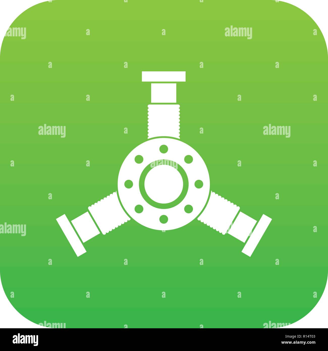 Round mechanic detail icon digital green Stock Vector Image & Art - Alamy