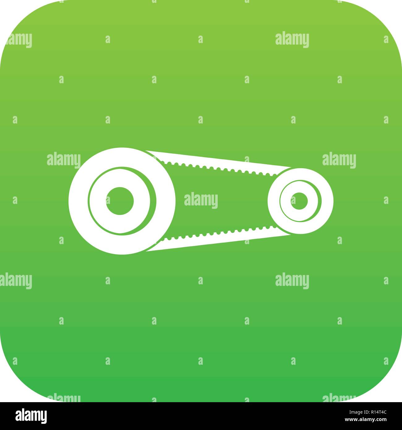 Mechanic belt icon digital green Stock Vector Image & Art - Alamy