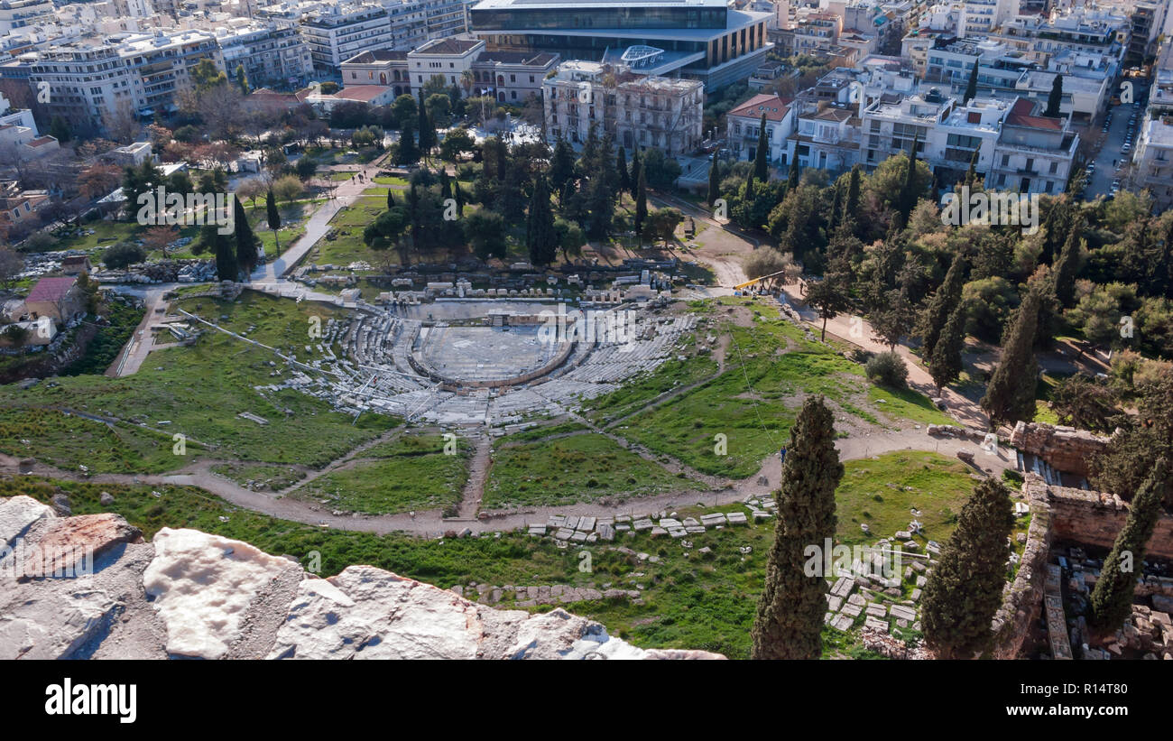 Theatre dionysus acropolis museum hi-res stock photography and images ...