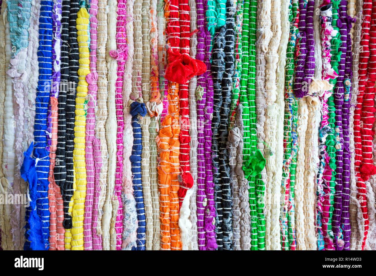 brazil textiles souvenir, background of bright Brazilian rugs Stock ...