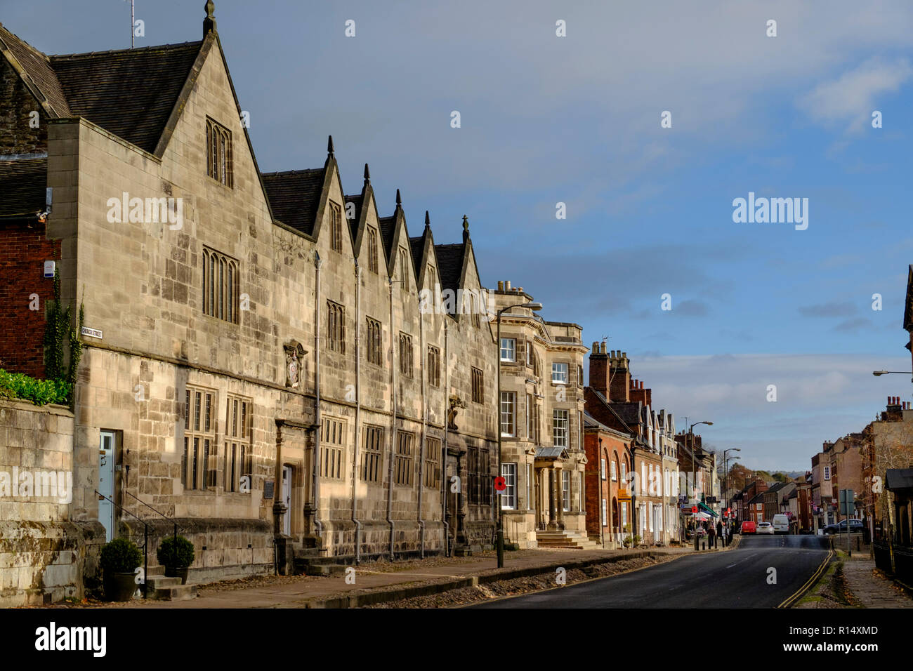 Ashbourne, a small town in the Derbyshire Dales, England UK Stock Photo ...