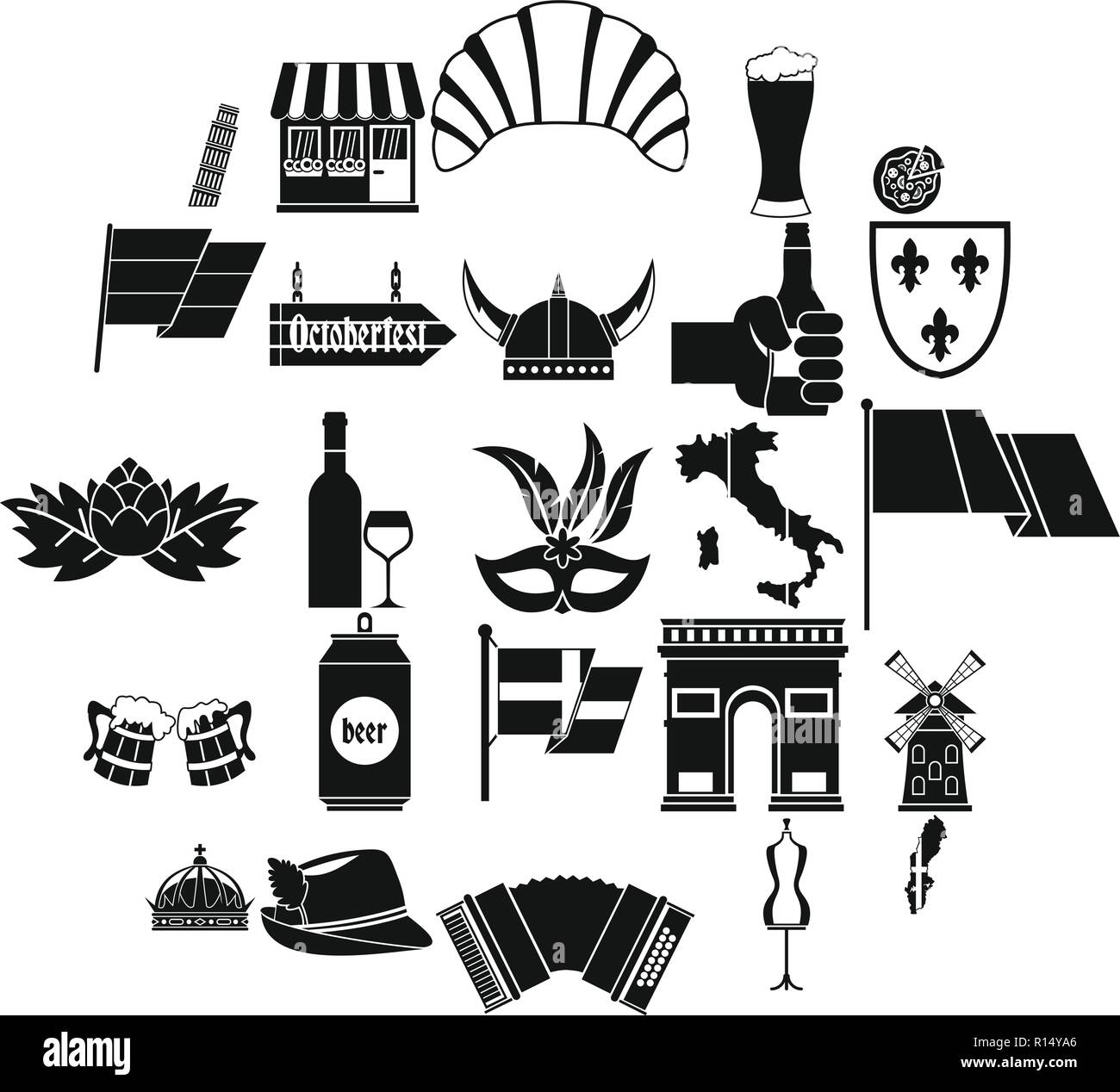 Old yorkshire map Stock Vector Images - Alamy