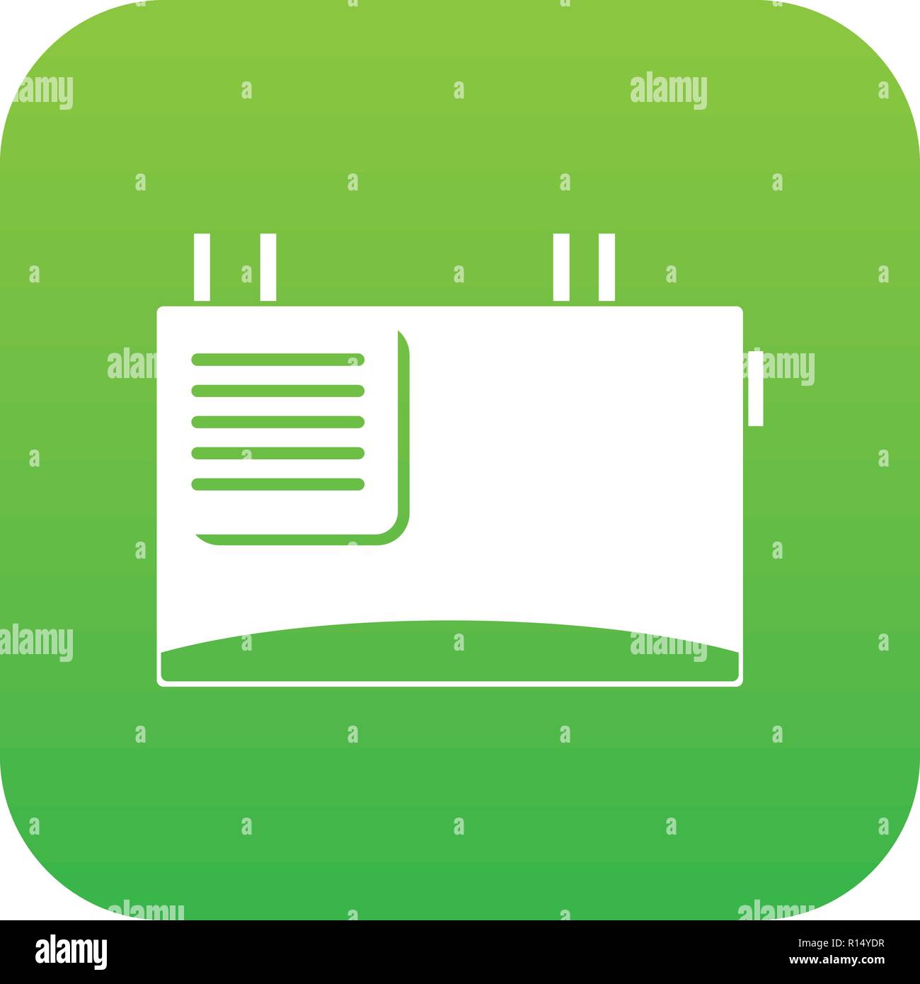 Wall router icon digital green Stock Vector Image & Art - Alamy
