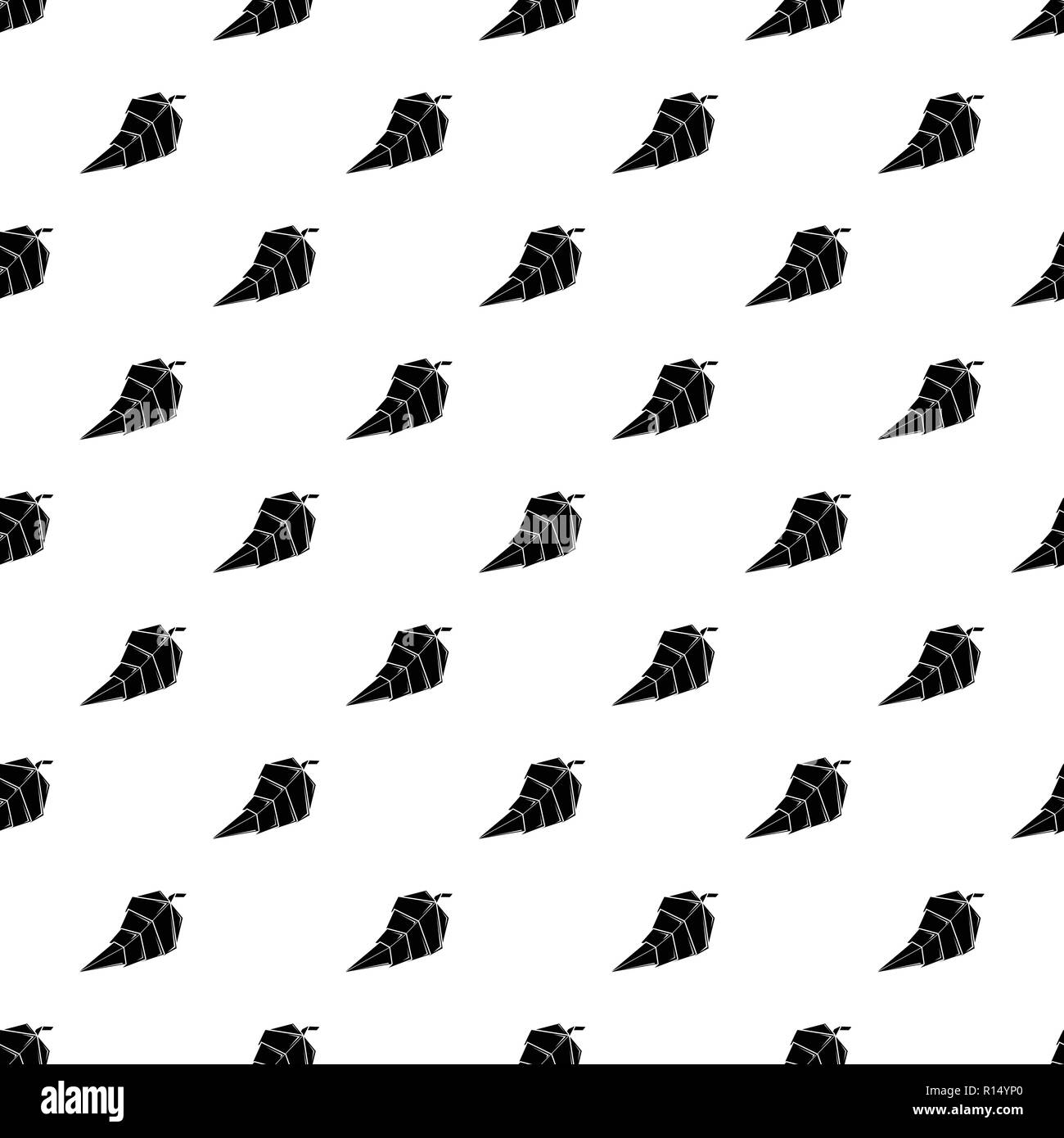 Origami leaf pattern vector seamless Stock Vector Image & Art - Alamy