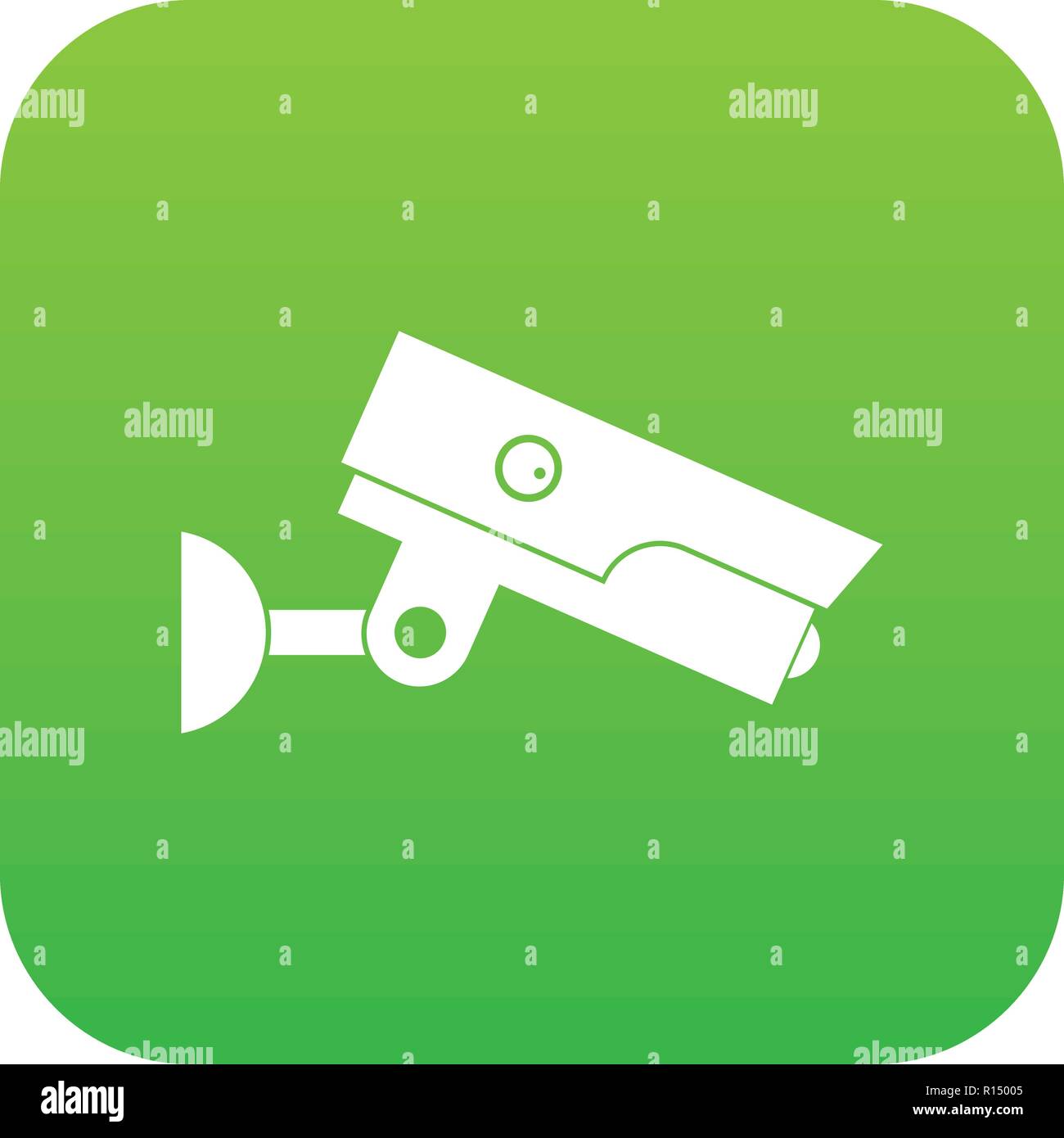 Security camera icon digital green Stock Vector Image & Art - Alamy