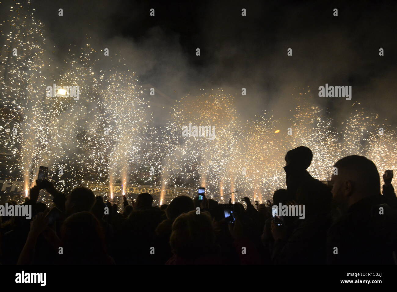 Squibbing at Bridgwater Carnival 2018. Somerset Carnivals. England, UK ...
