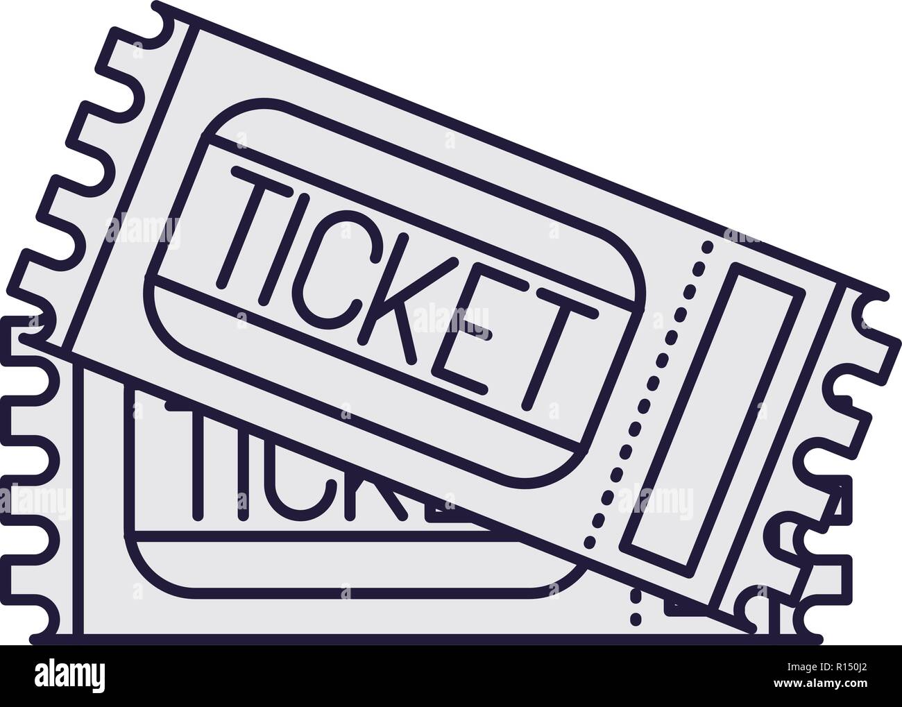 ticket of access isolated icon Stock Vector Image & Art - Alamy