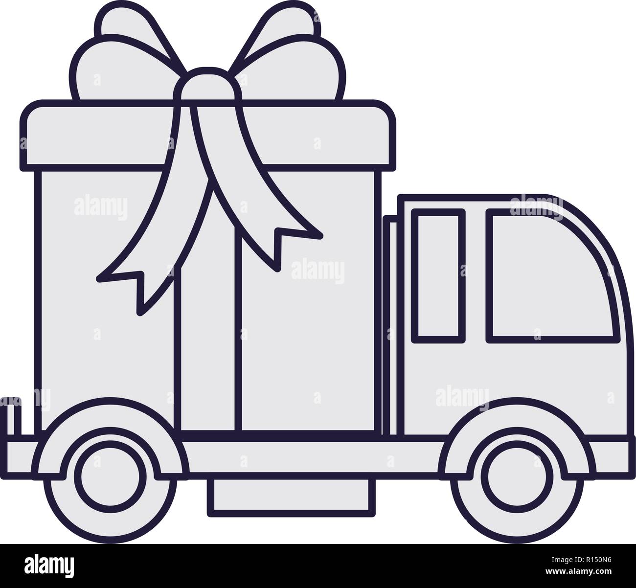 Carry shopping to car Stock Vector Images - Alamy