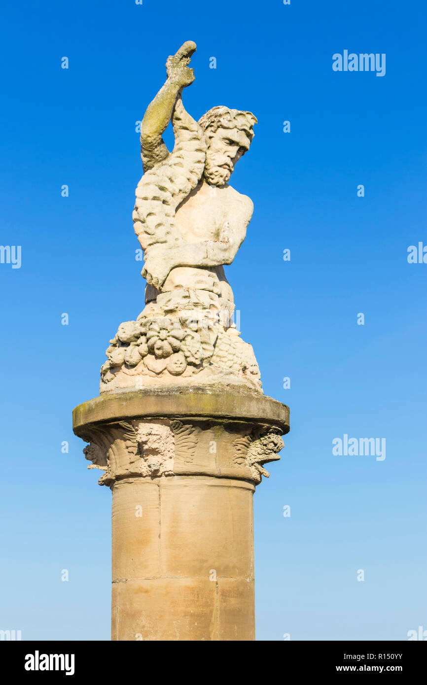 The statue of Triton son of Neptune in front of The South Pier Family ...
