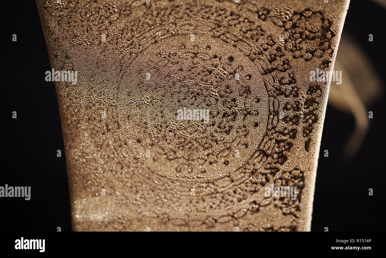 Gold Vase Close Up Shot Stock Photo - Alamy