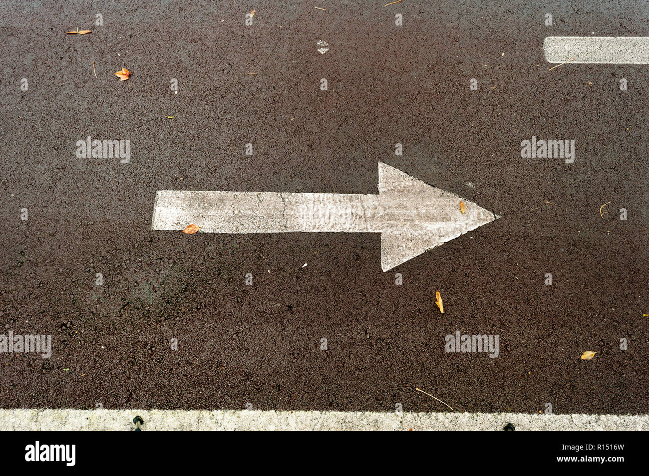 White arrow this way this direction choice choices street hi-res stock ...