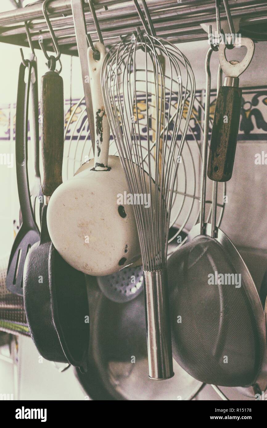 Food processing utensils hi-res stock photography and images - Alamy