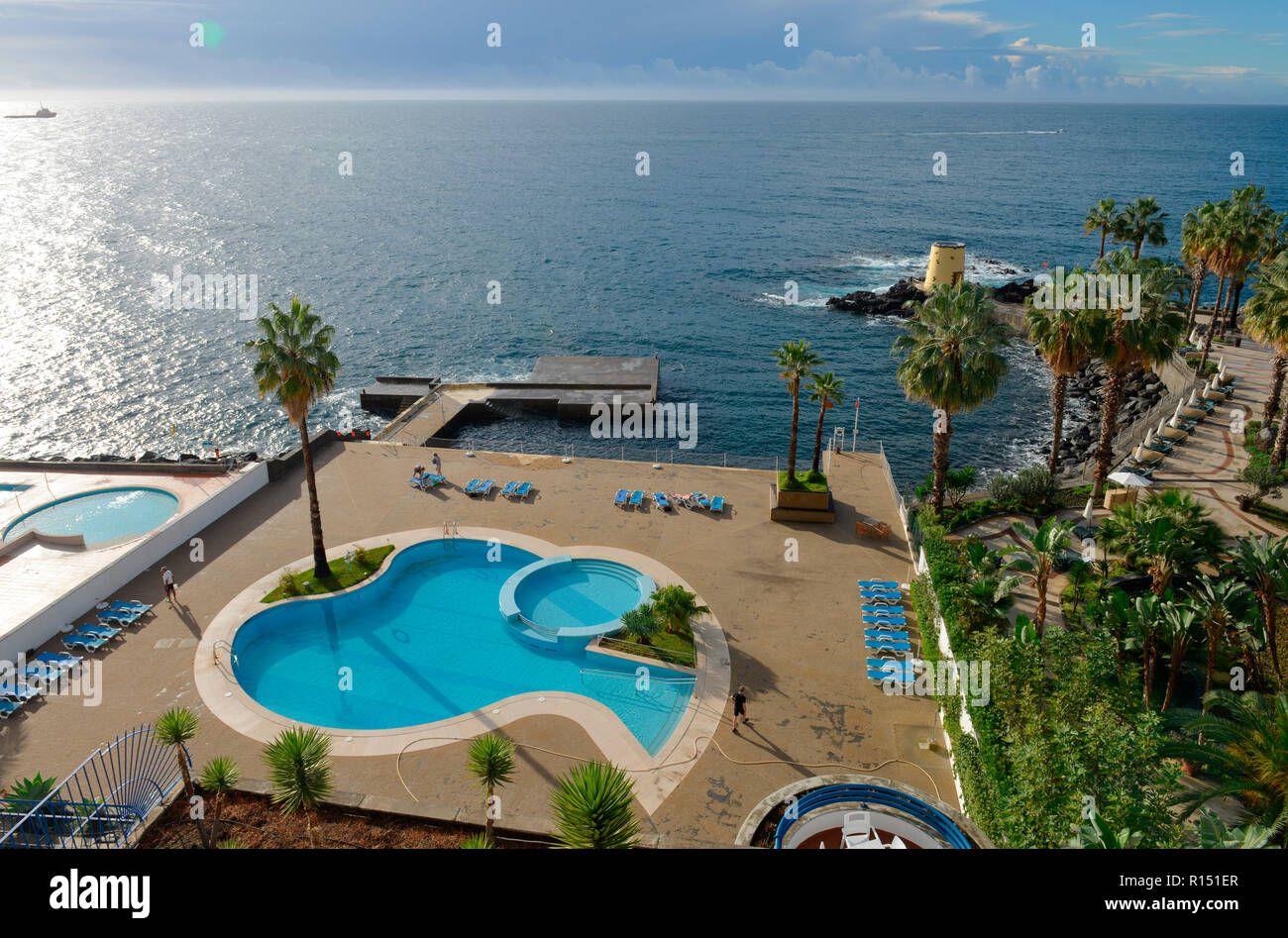 Swimmingpool, Hotel Regency Club, R. Carvalho Araujo, Funchal, Madeira ...