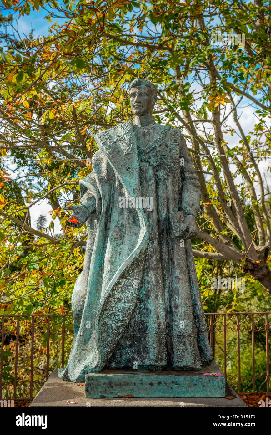 Funchal madeira portugal statue hi-res stock photography and images - Alamy