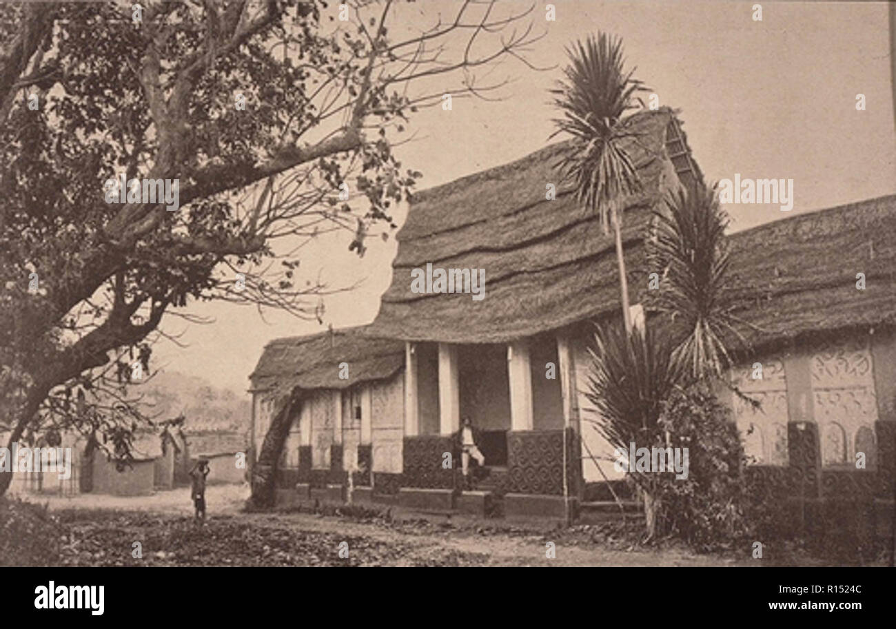 the palace of King Kwaku Dua of Kumasi, Kumasi, 1896 Stock Photo - Alamy