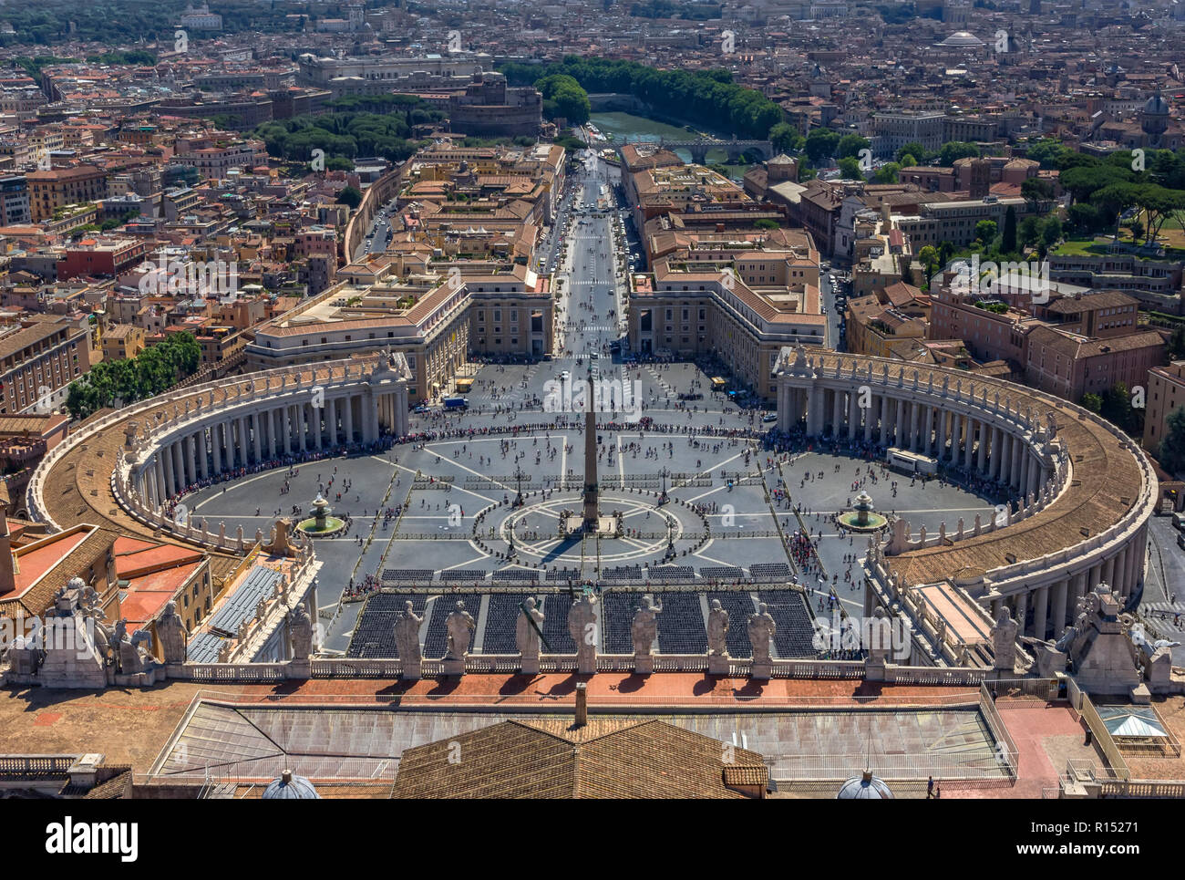 Aerial View Of Vatican City High Resolution Stock Photography and ...