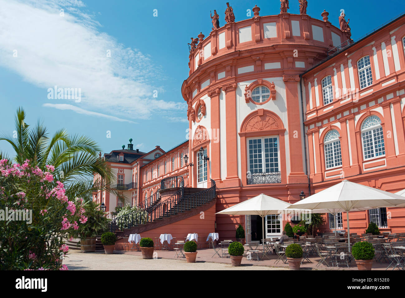 Castle Biebrich, Biebrich, Wiesbaden, Hesse, Germany Stock Photo - Alamy