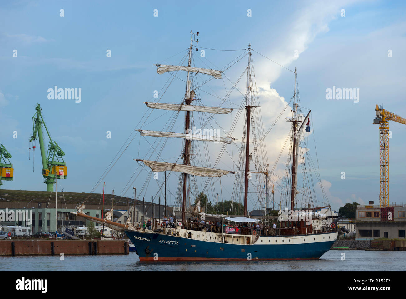 Atlantis, Sailing ship, Bremerhaven, Lower Saxony, Germany Stock Photo ...