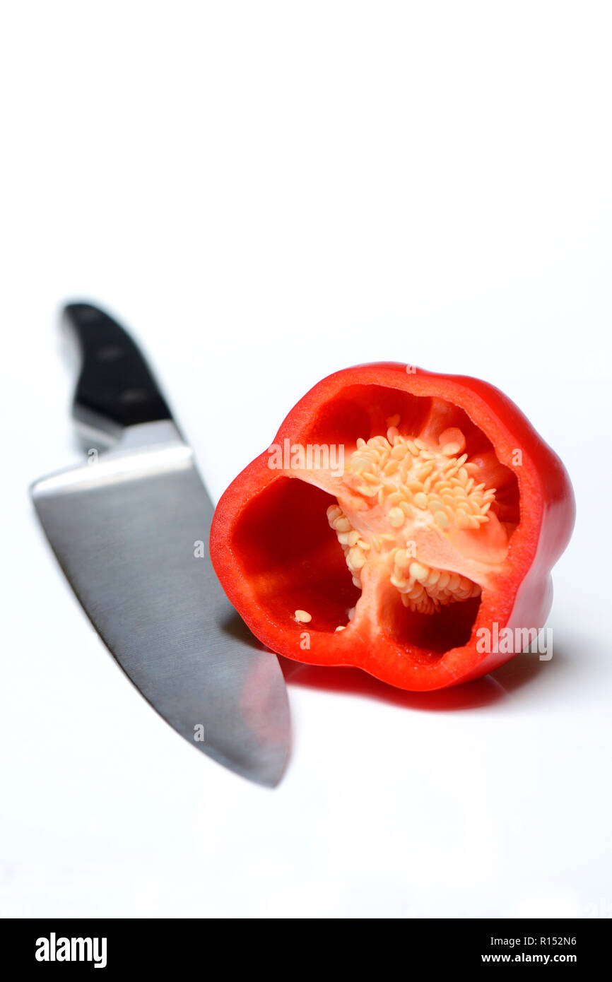 sliced bell pepper Stock Photo - Alamy