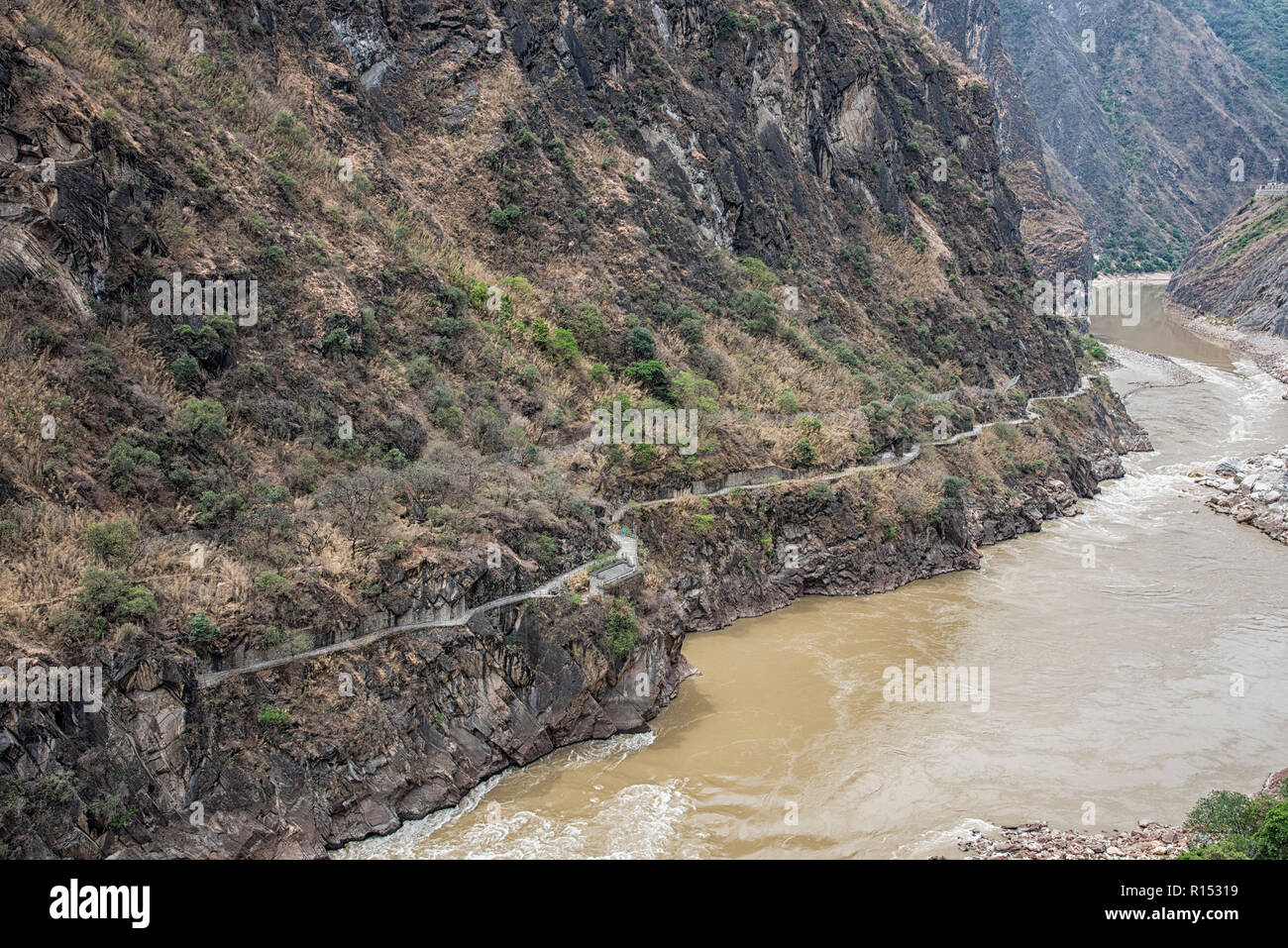 Tiger leaping gorge said to be the one of the deepest and most dramatic ...
