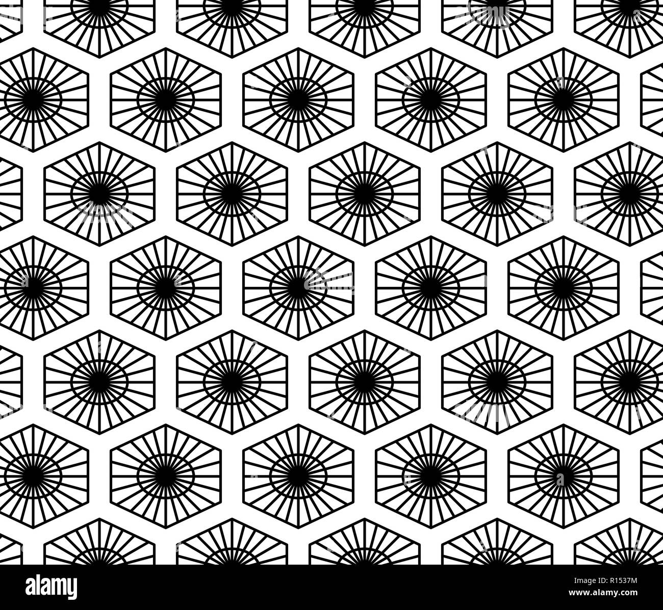 Vector seamless geometric pattern. Classic Chinese ancient ornament ...