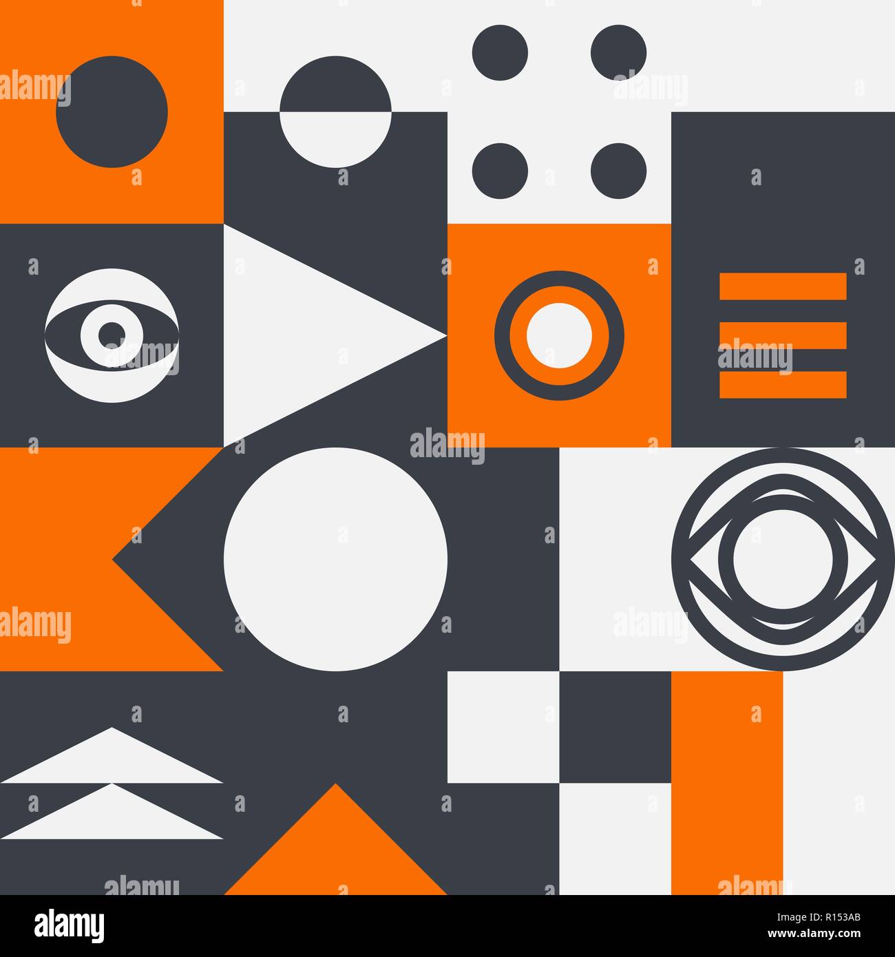 Minimalist background seamless pattern with simple shape Stock Vector ...