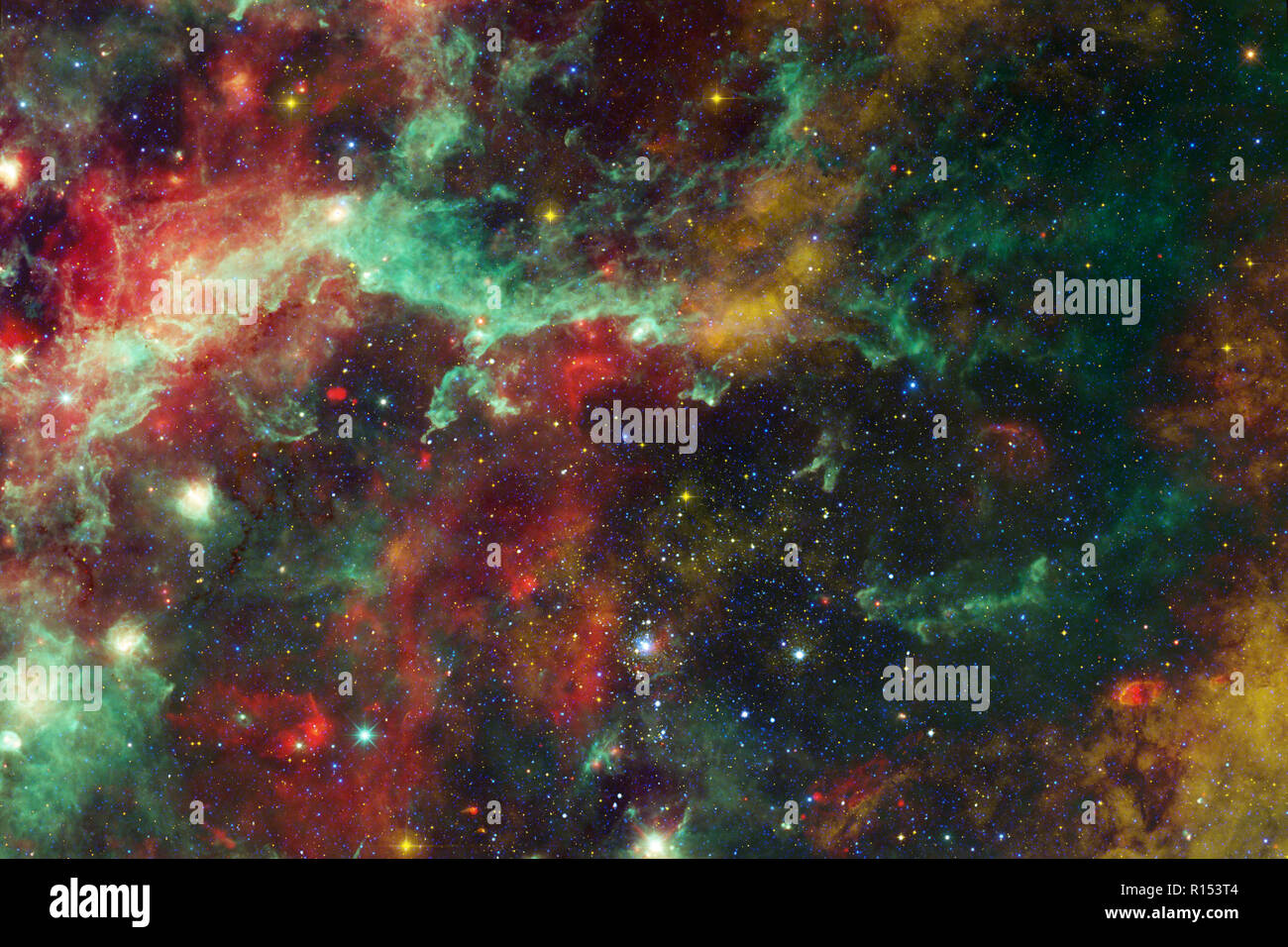 Glowing galaxy, awesome science fiction wallpaper. Elements of this image furnished by NASAnd ...