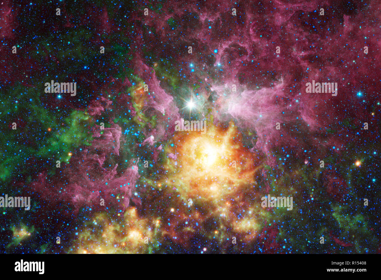 Beautiful space background. Cosmoc art. Elements of this image ...