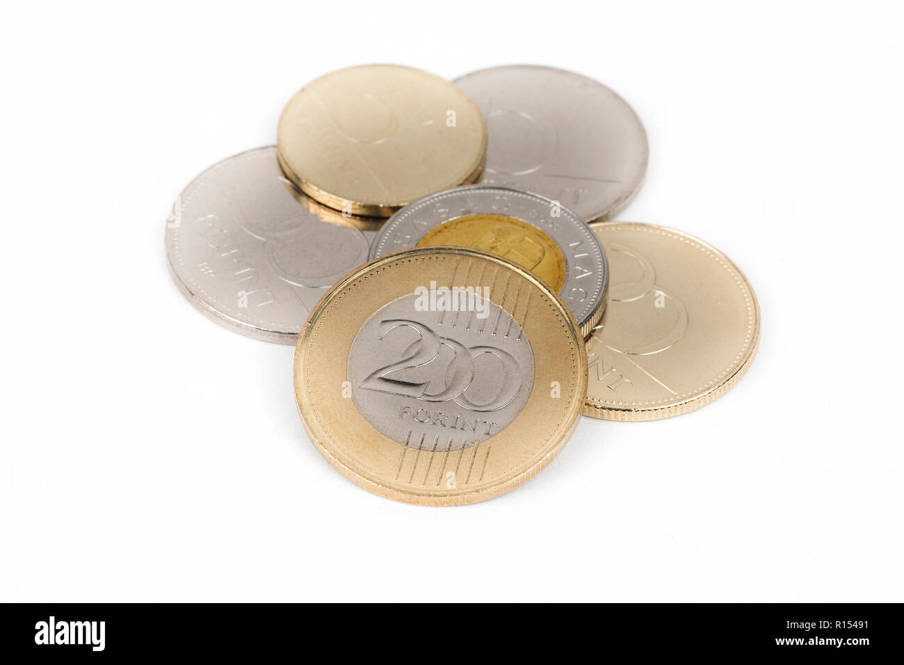 Hungarian forint coins hi-res stock photography and images - Alamy