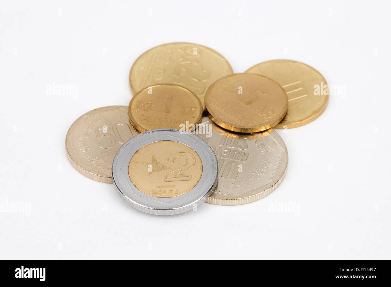 Peruvian money - Sol Stock Photo - Alamy