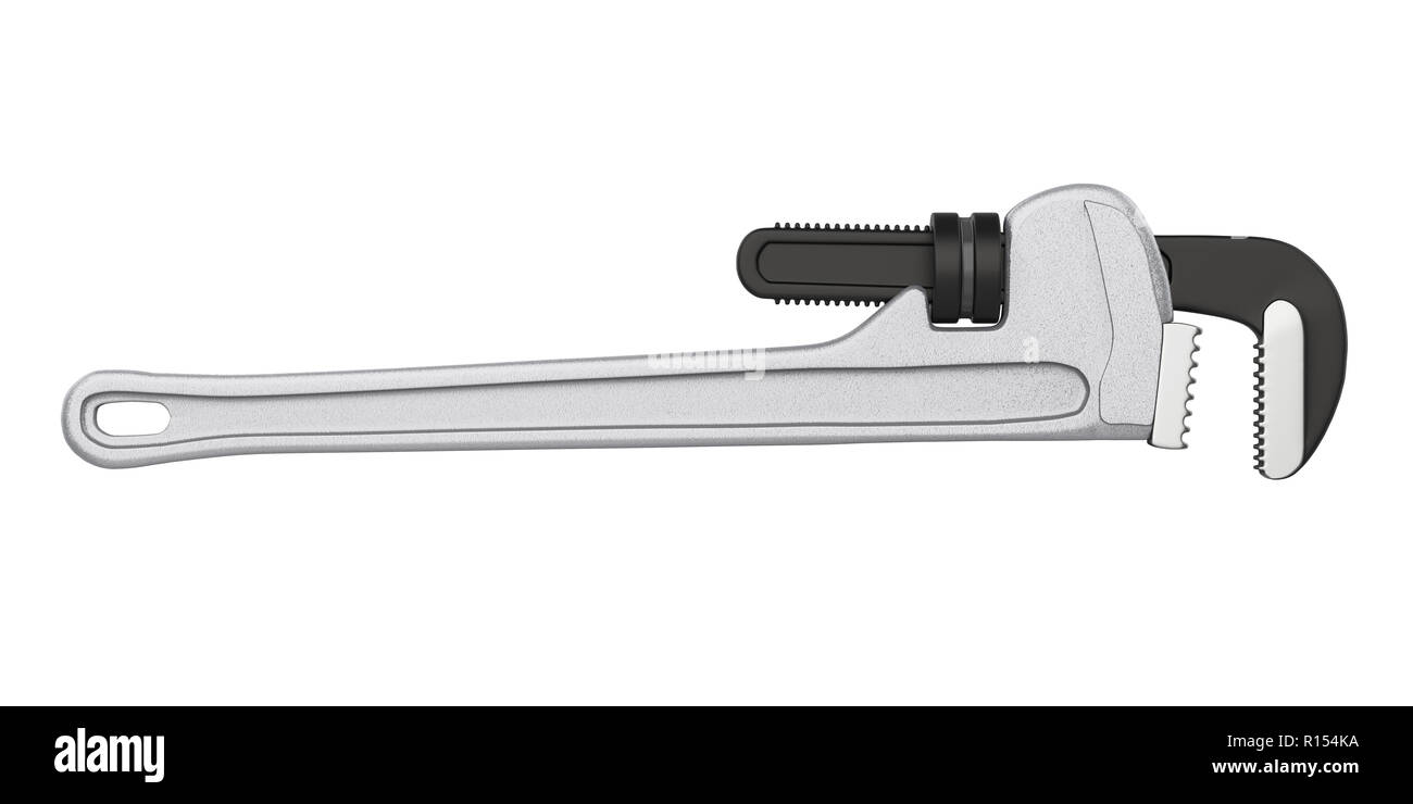 Pipe Wrench Isolated Stock Photo - Alamy