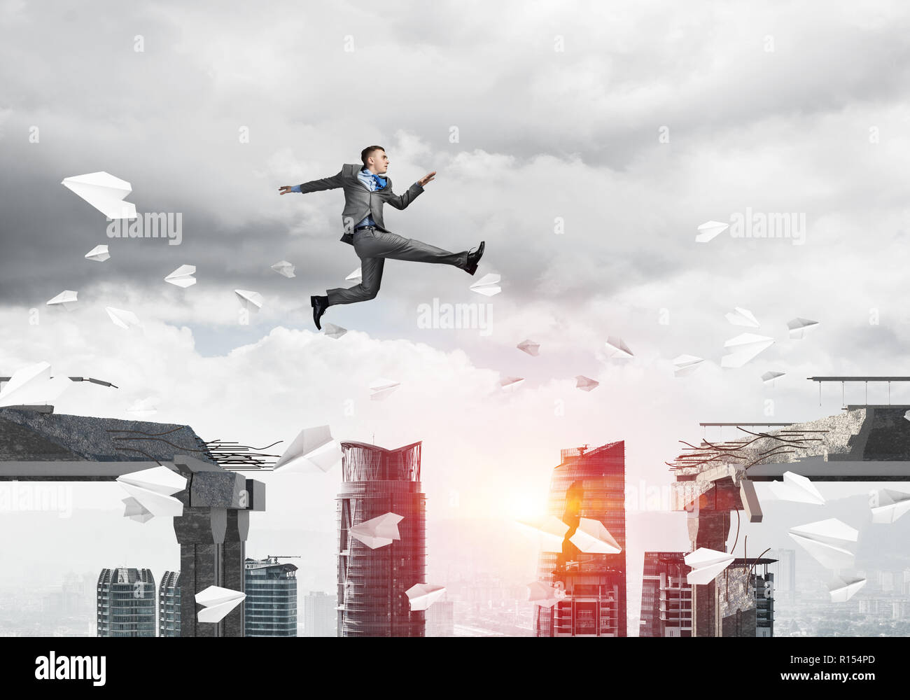 Problem and difficulties overcoming concept Stock Photo - Alamy