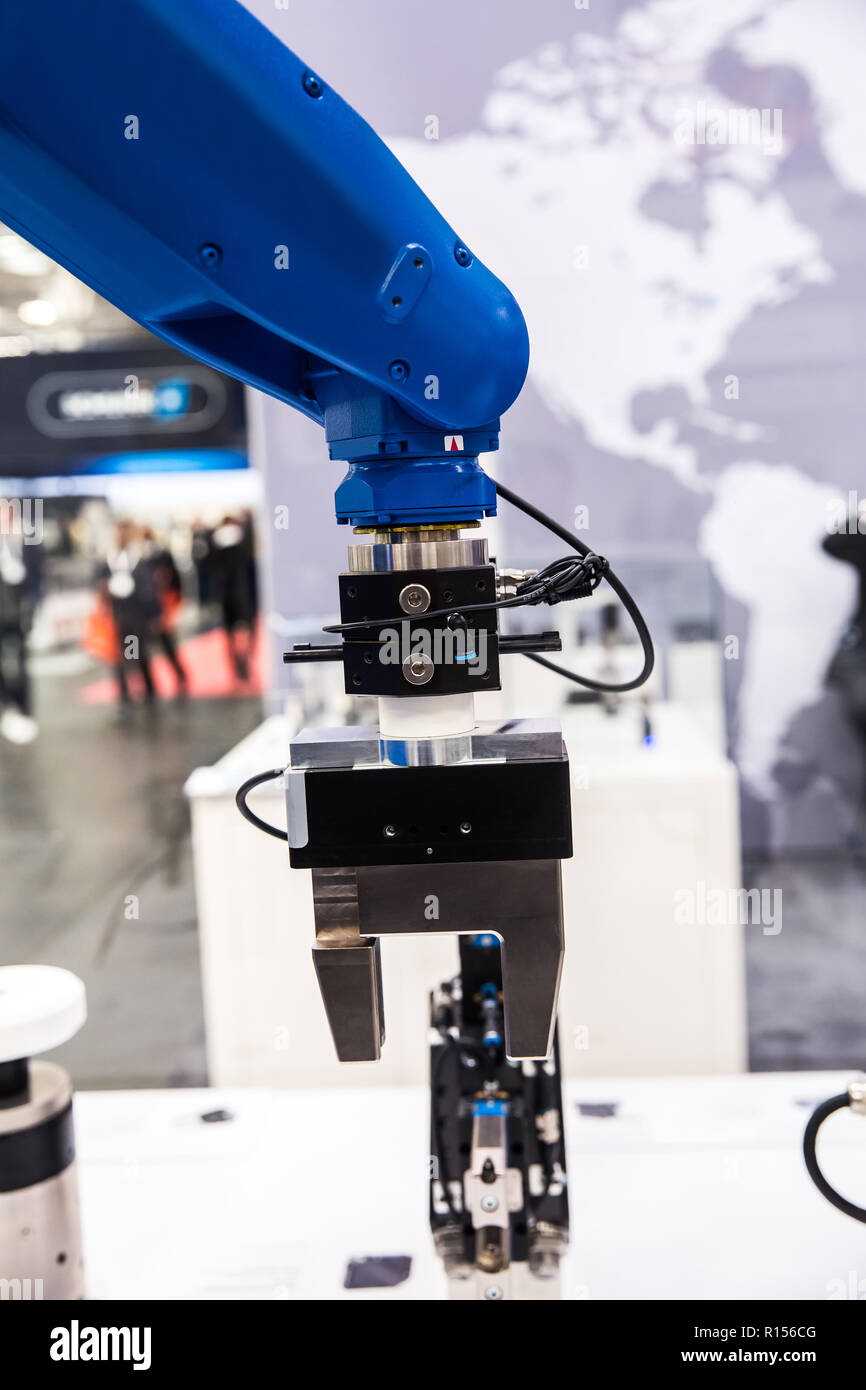 Robot arm hand close up view Stock Photo - Alamy