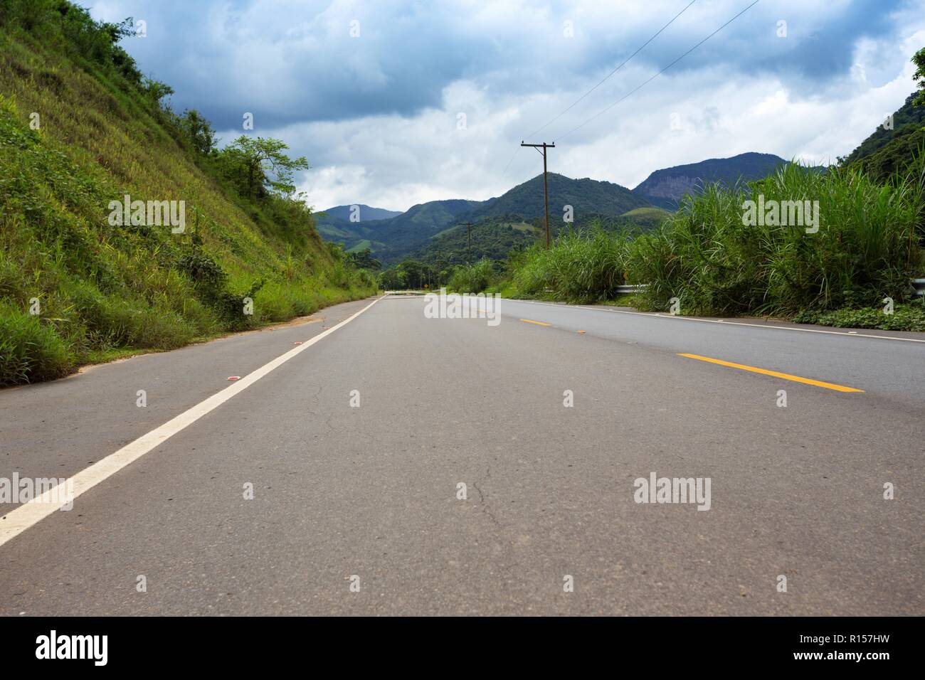 road trip. traditional tropical road Brasilia, Brazil Stock Photo - Alamy