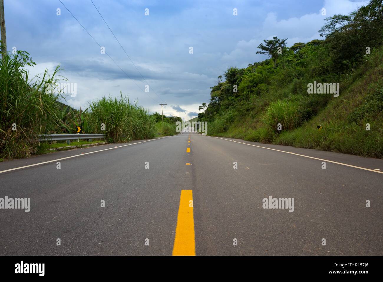 road trip. traditional tropical road Brasilia, Brazil Stock Photo - Alamy