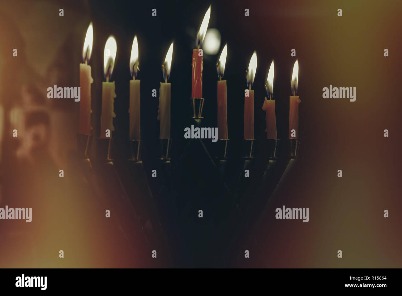Hannukkah menorah hi-res stock photography and images - Alamy