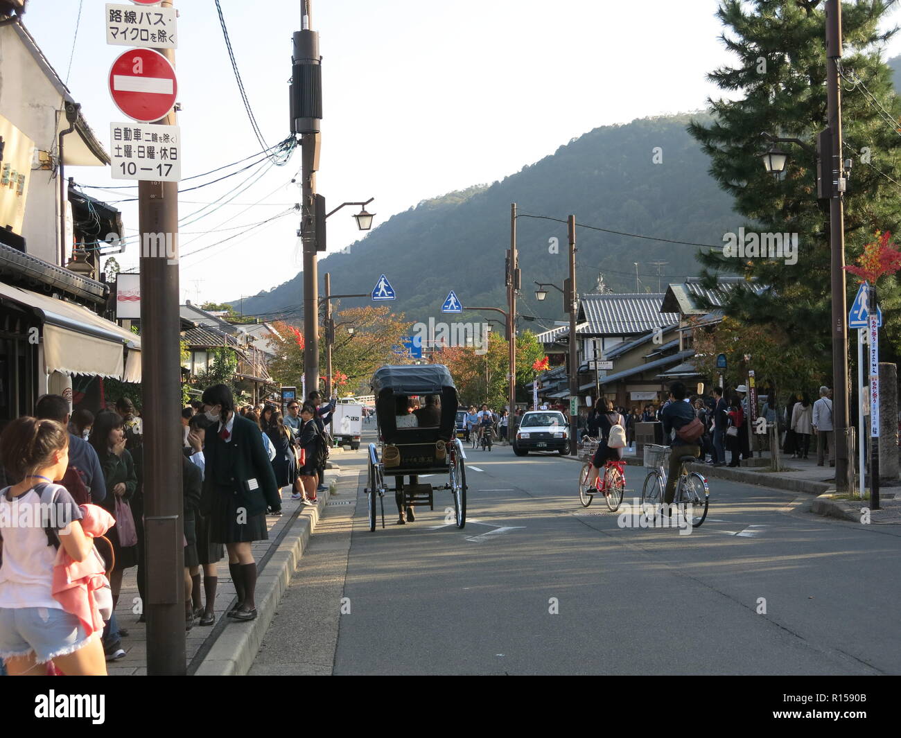 Arashiyama rickshaw hi-res stock photography and images - Alamy