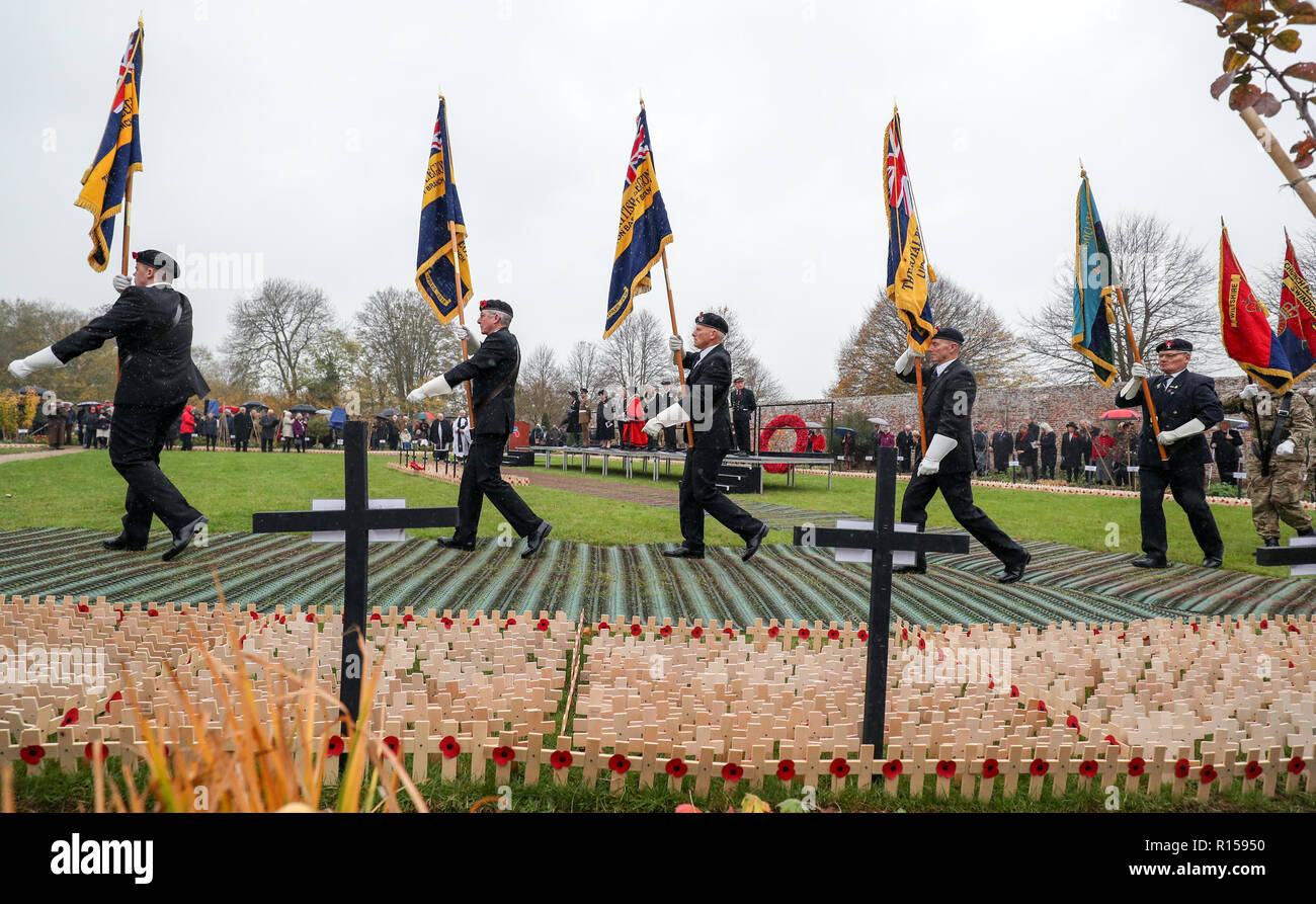 Royal British Legion Standard Bearers High Resolution Stock Photography ...