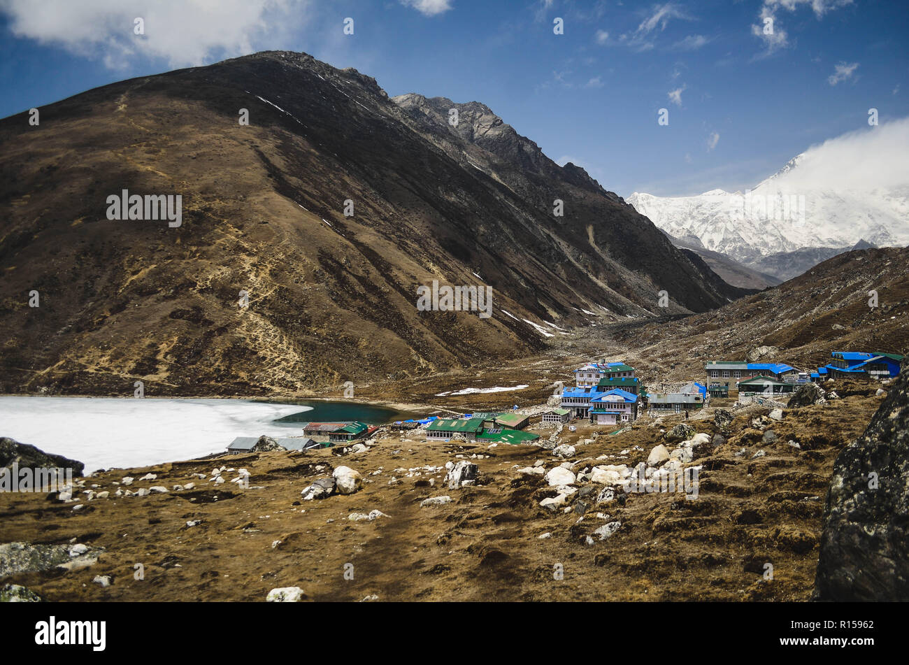 Everest Base Camp trekking, Khumbu Region, Nepal Stock Photo - Alamy