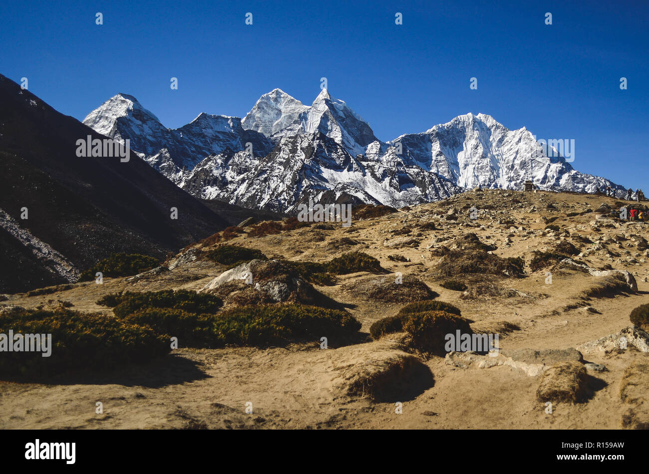 Everest Base Camp trekking, Khumbu Region, Nepal Stock Photo - Alamy