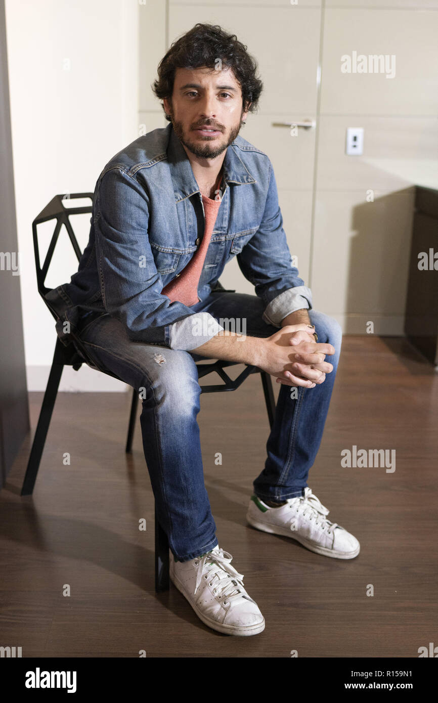 Javier Pereira poses during the presentation of the short film ‘La ...