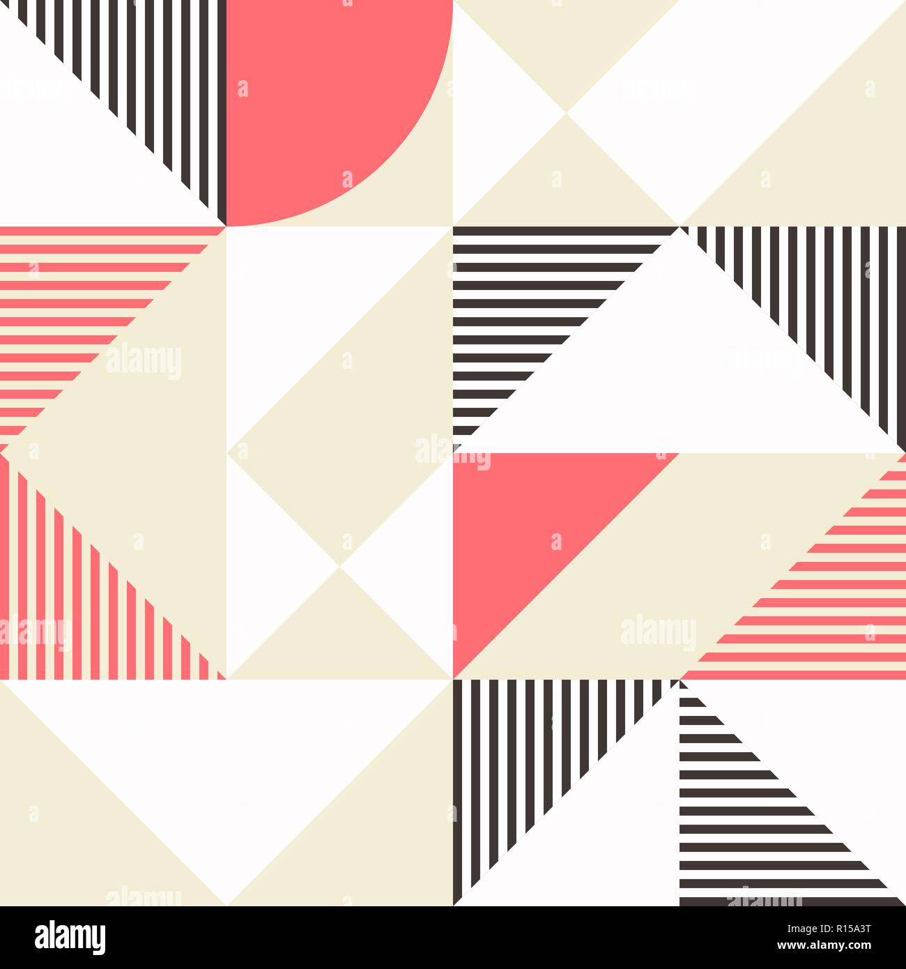 Minimalist background seamless pattern with simple shape Stock Vector ...