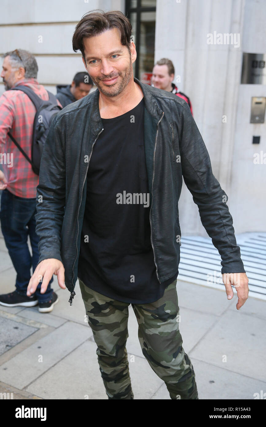 Singer Harry Connick Jr seen leaving BBC Radio Two Studios - London ...