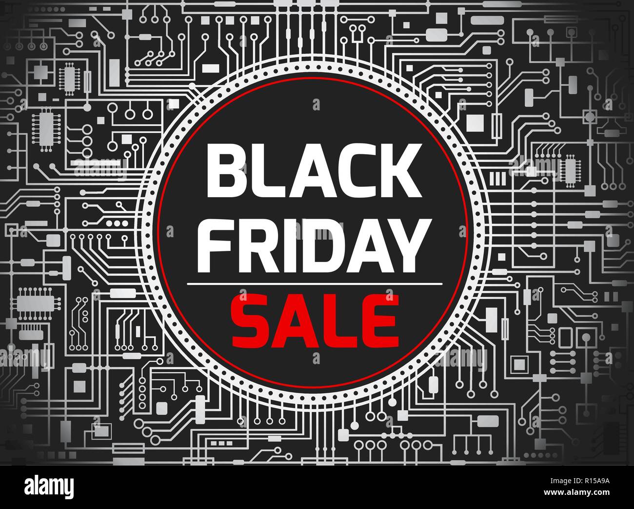 Banner black friday sales Stock Vector Images - Alamy